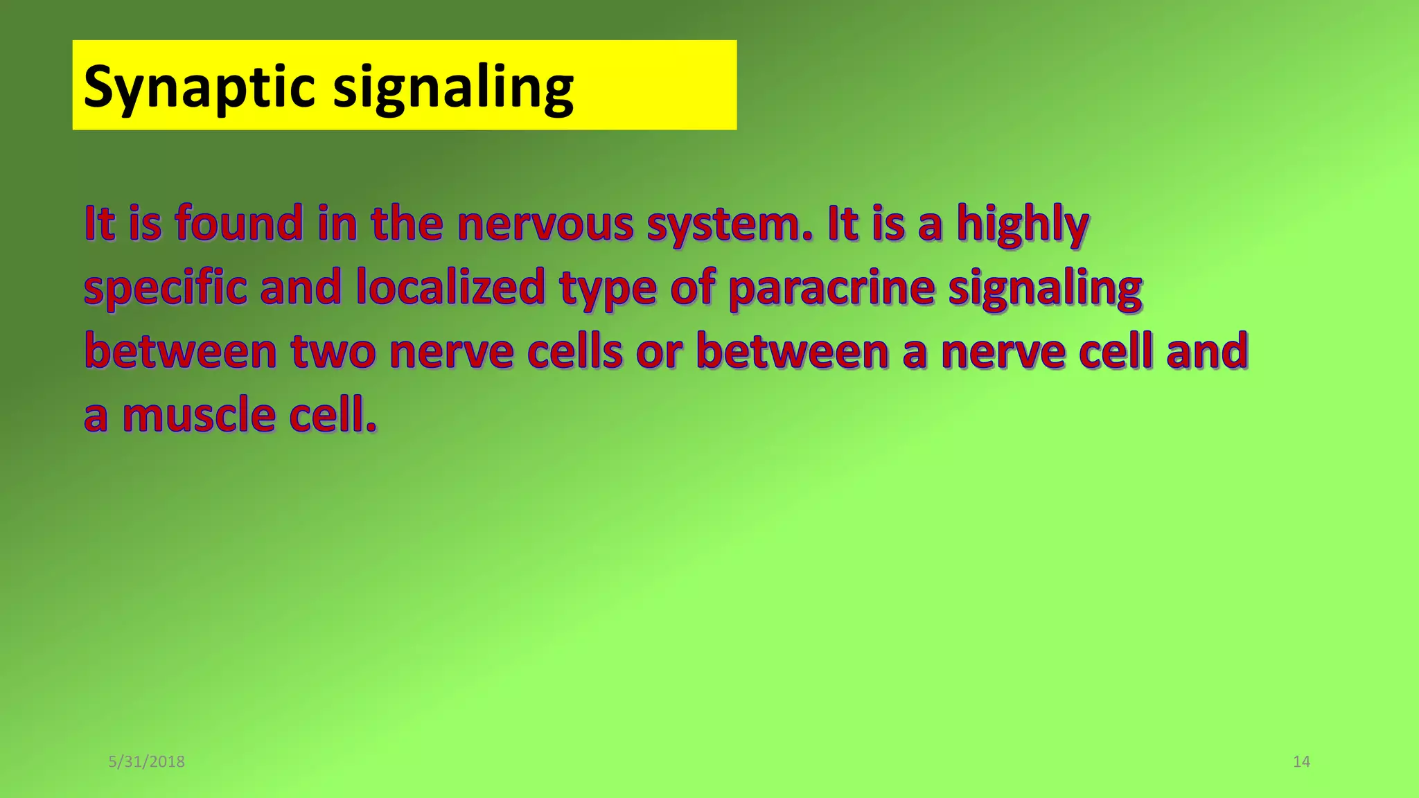Signal transduction and translocation | PPT