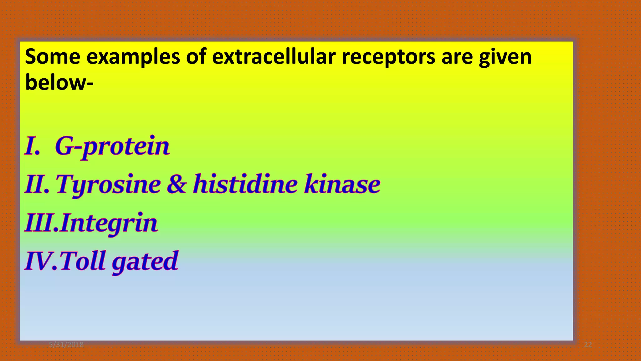Signal transduction and translocation | PPT