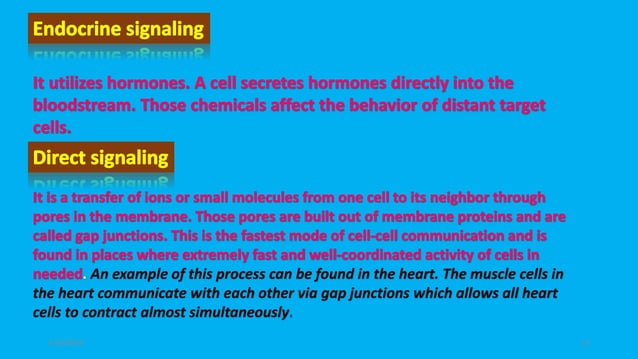 Signal transduction and translocation | PPT