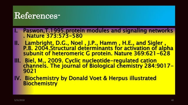 Signal transduction and translocation | PPT