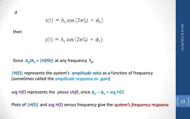 Signal transmission and filtering section 3.1 | PPSX | Physics | Science