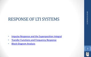 Signal transmission and filtering section 3.1 | PPSX