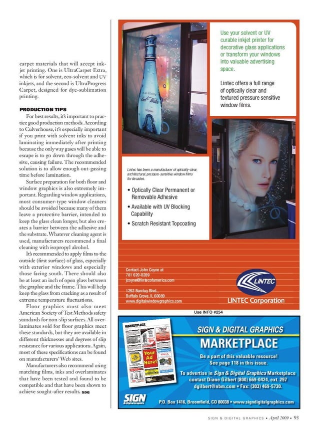Sign And Digital Graphics Magazine April2009 | PDF