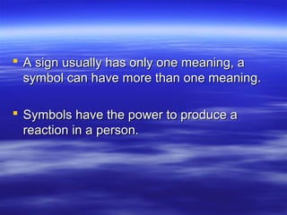 Sign and Symbol | PPT