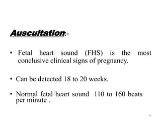 Sign and symptoms, diagnosis and minor ailments in pregnancy | PPTX