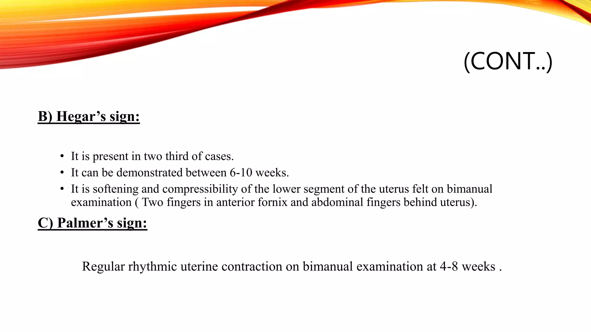 Sign and symptoms of pregnancy | PPTX