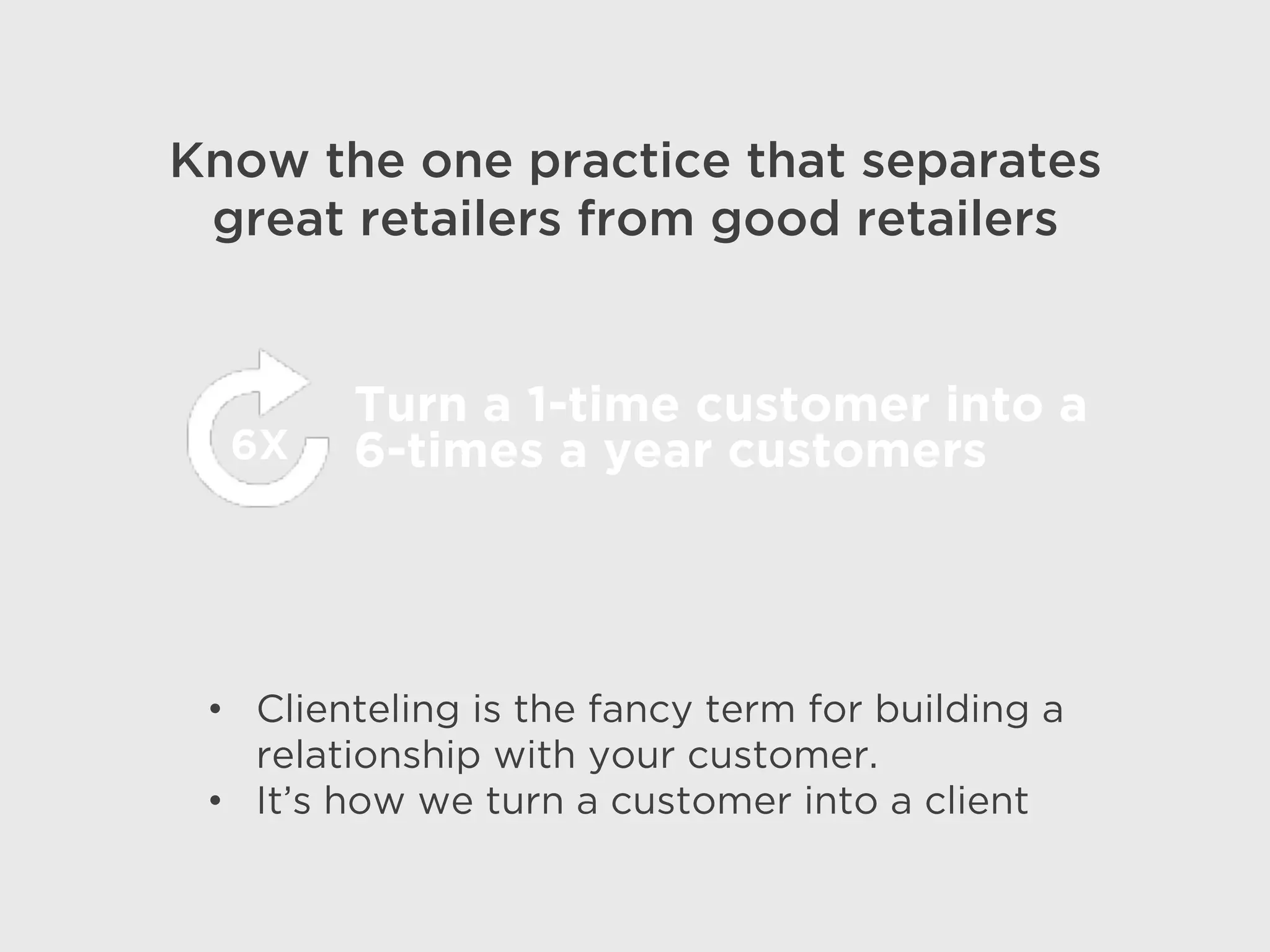 Signature - introduction to clienteling | PPT