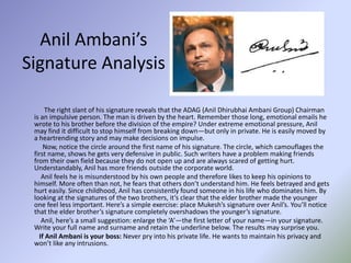 Signature Analysis | PPTX