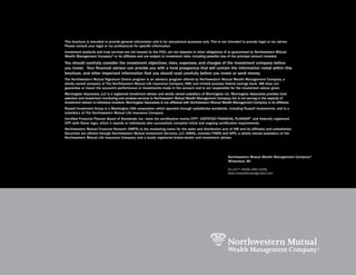 The Signature Advisory Account Process | PDF