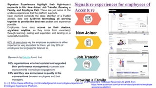 Signature Experiences in the human resource | PPTX