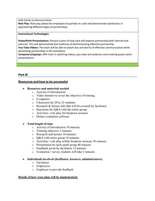 Signature Instructional Plan | PDF | Adult Education | Education