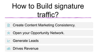 What is Signature marketing | PPTX