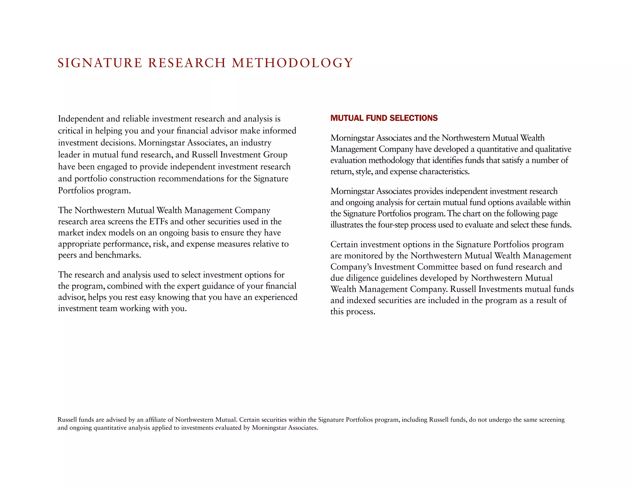 Signature Portfolio Brochure | PDF