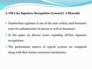 Signature recognition | PPTX