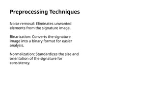 Signature Recognition System Using Python With Conclusion.pptx