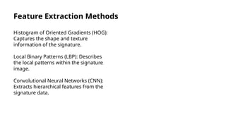 Signature Recognition System Using Python With Conclusion.pptx