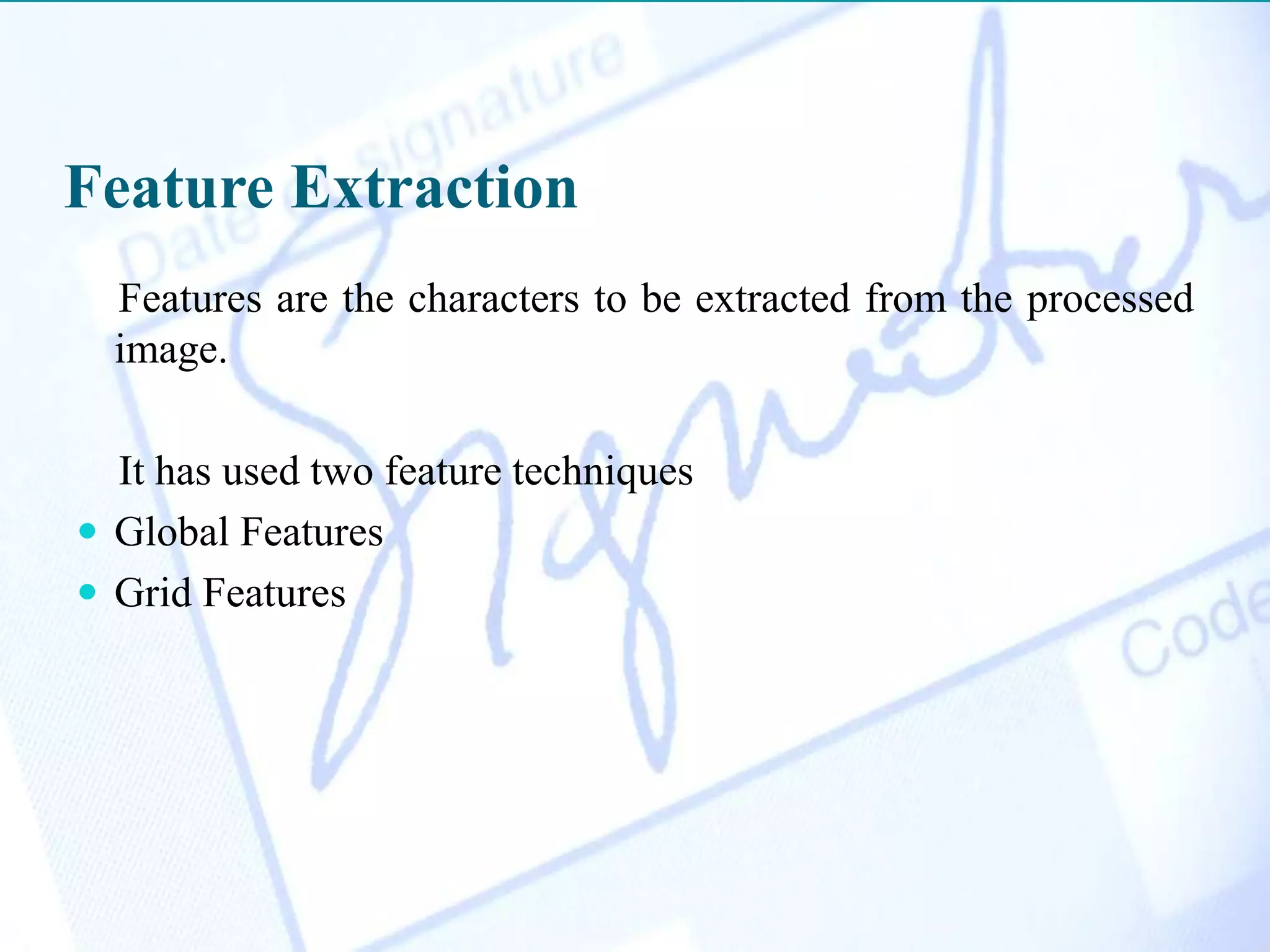 Biometric Signature Recognization Pptx Photo Editing Software Computer Software And