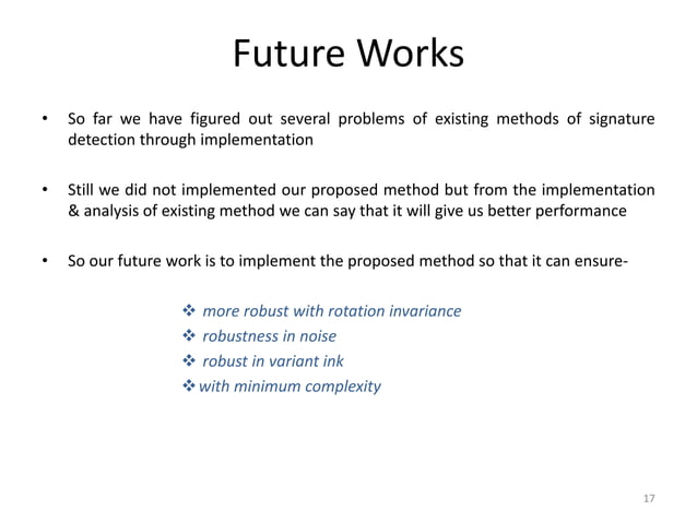 Off-line Signature Verification | PPTX | Graphics Software | Computer Software and Applications