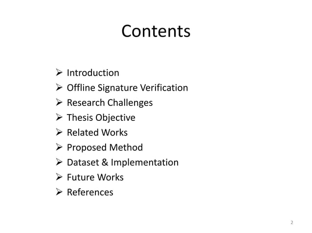 Signature verification Using SIFT Features | PPT