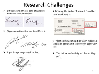 Signature verification Using SIFT Features | PPT