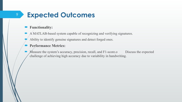 SIGNATURE VERIFICATION.pptx SIGNATURE VERIFICATION | PPTX