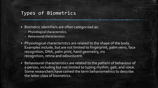 Signature verification in biometrics | PPT