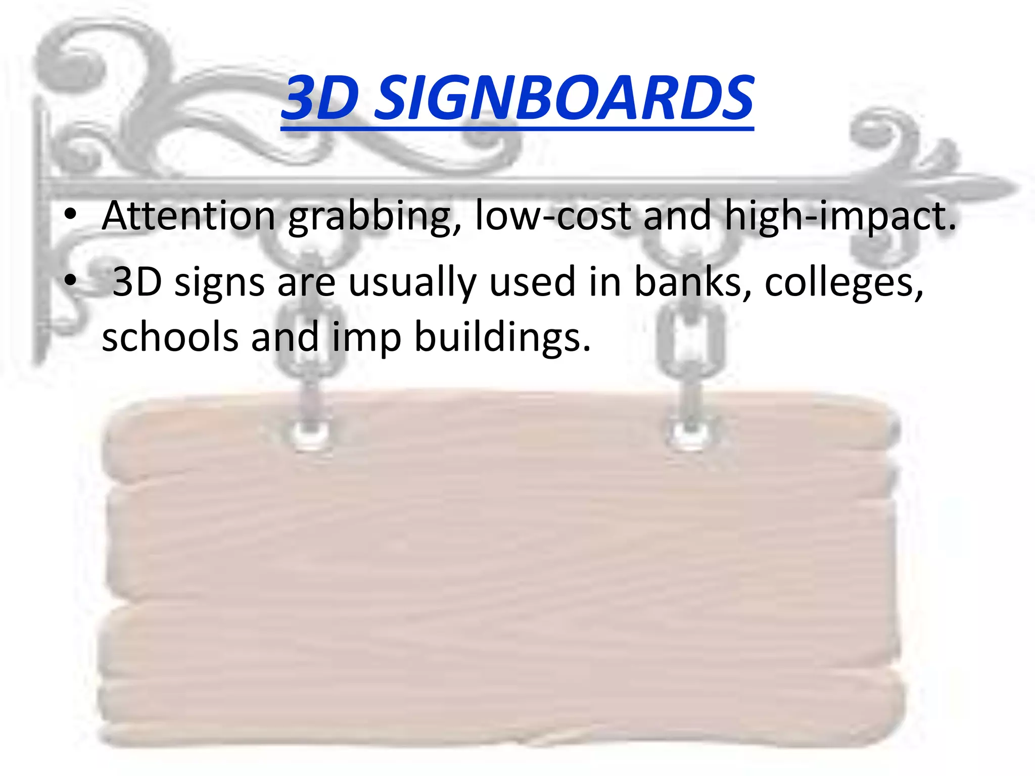 Signboards | PPTX