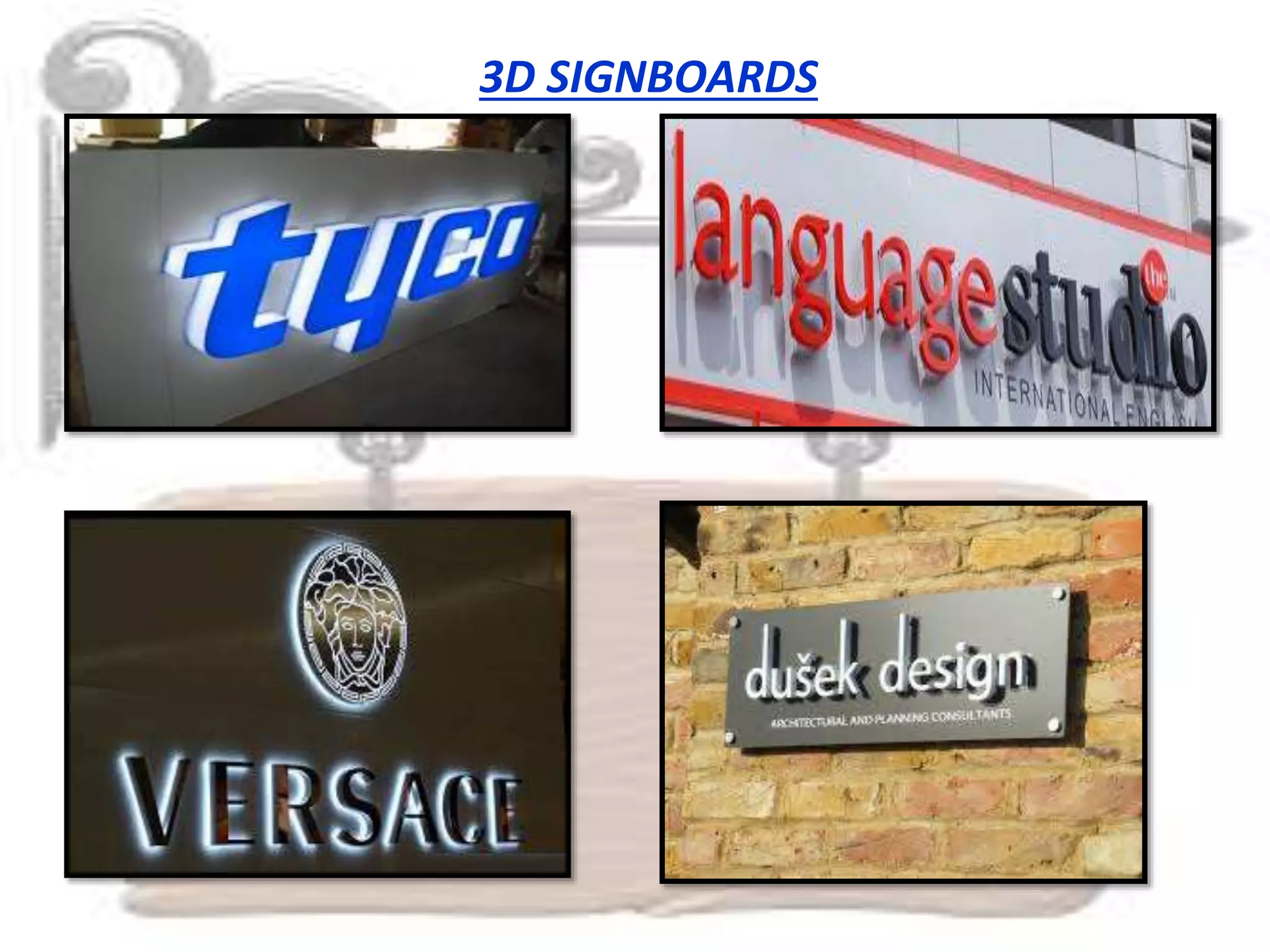 Signboards | PPTX