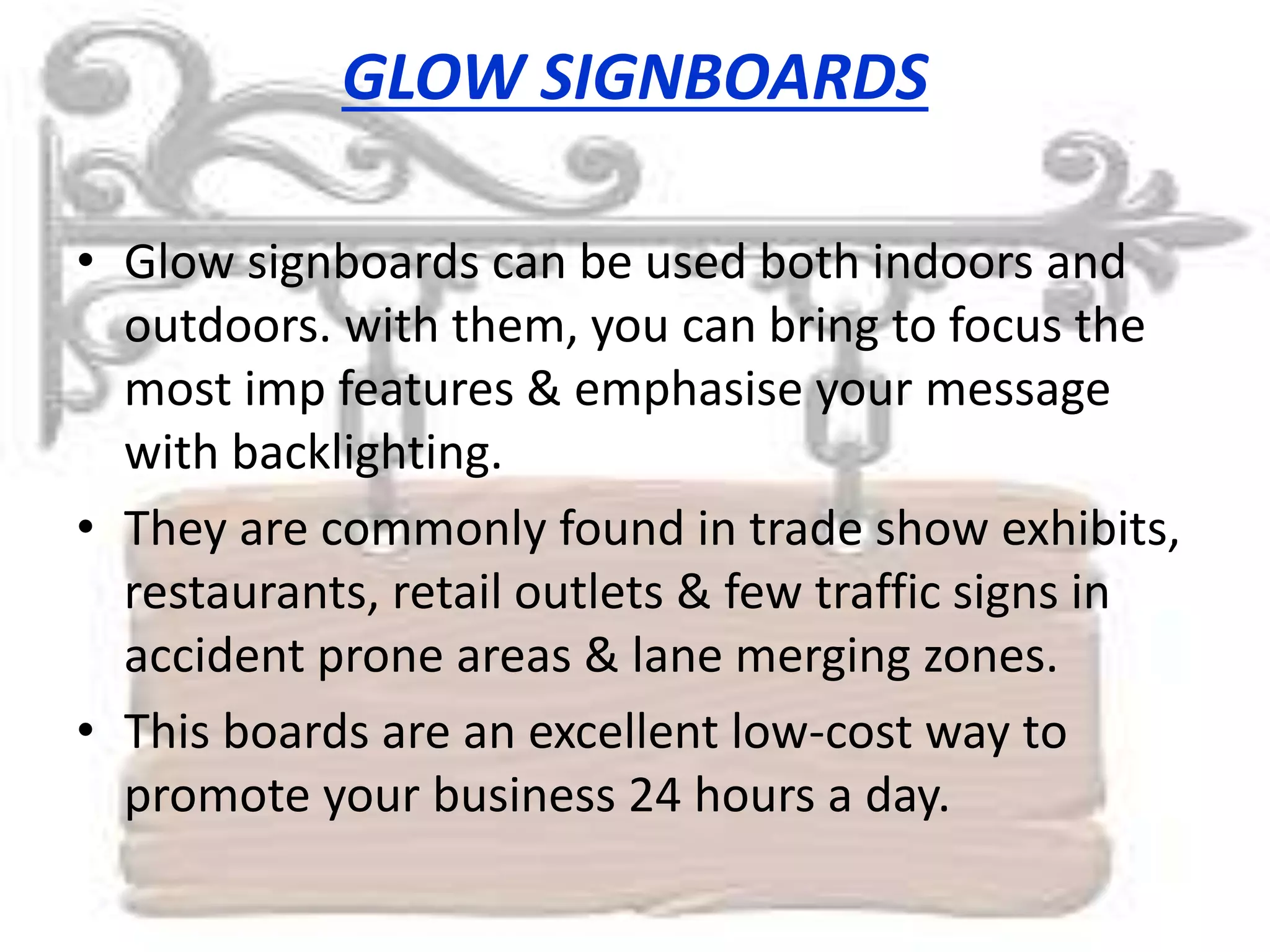 Signboards | PPTX