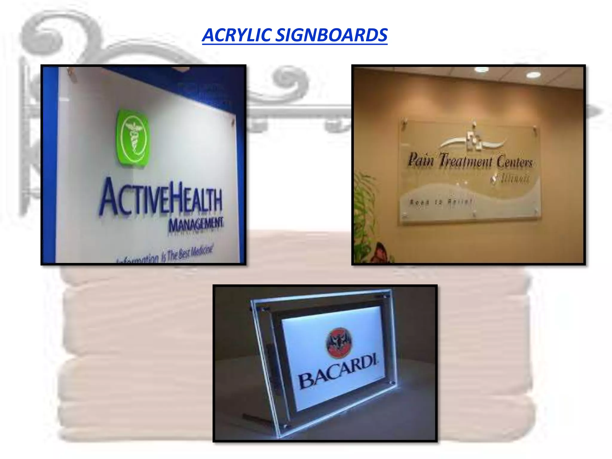 Signboards | PPTX