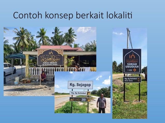 Signboard Surau Al-Falah, Taman Merlimau | PPTX