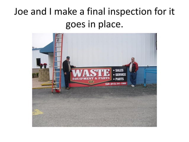 Waste Equipment and Parts - Sign Day 12/11/2010 | PDF