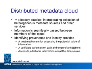 Signed metadata : method and application | PPT