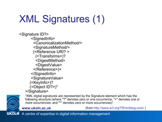 Signed metadata : method and application | PPT
