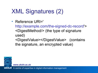 Signed metadata : method and application | PPT