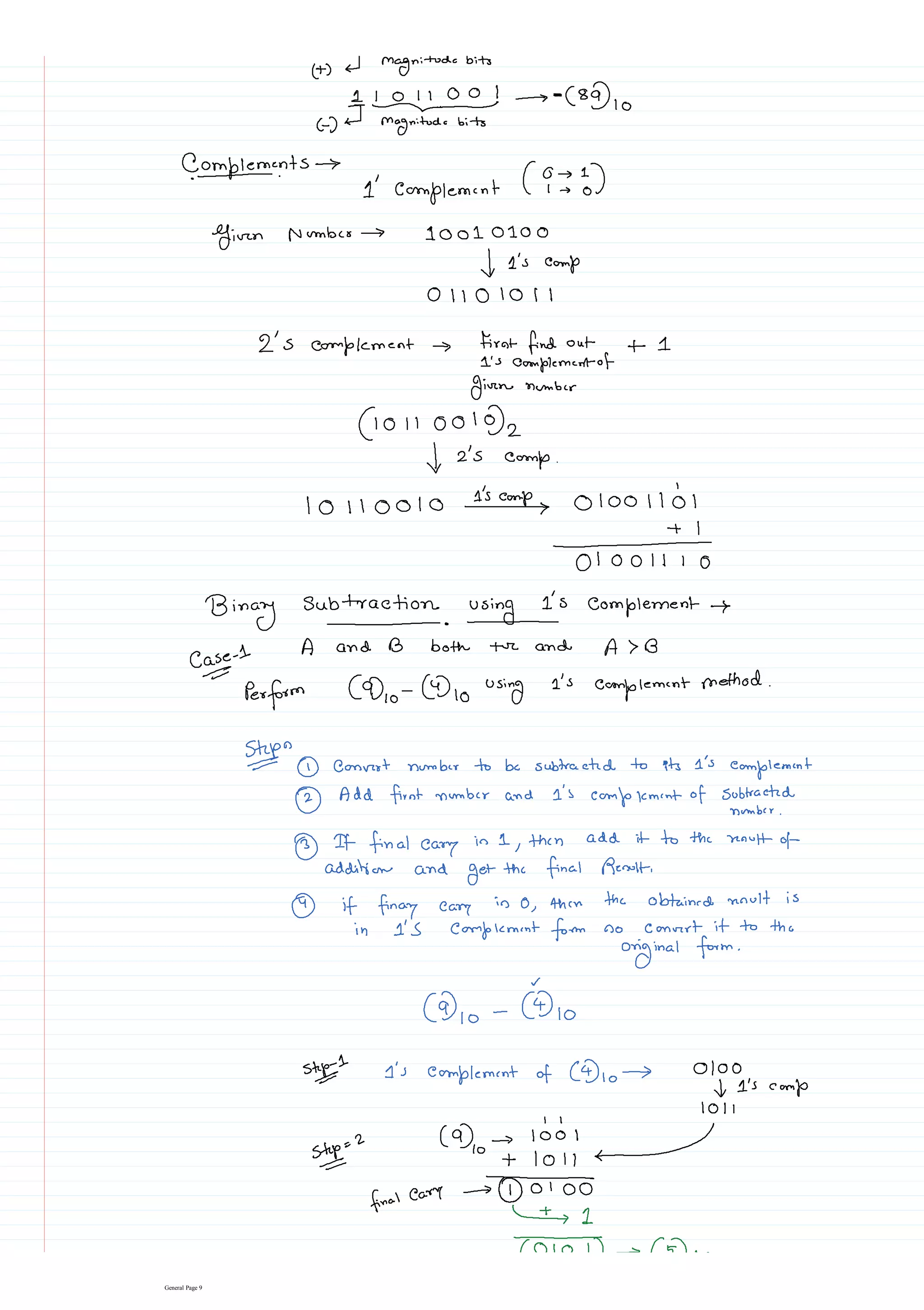 Signed binary operation | PDF