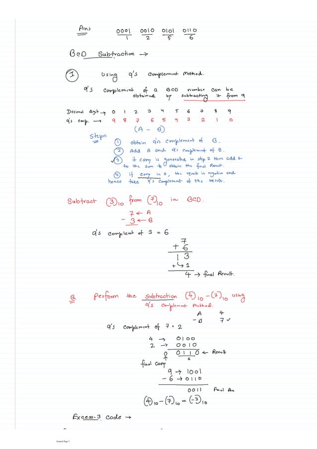 Signed binary operation | PDF