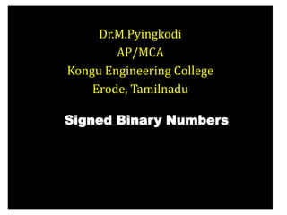 Signed Binary Numbers | PDF
