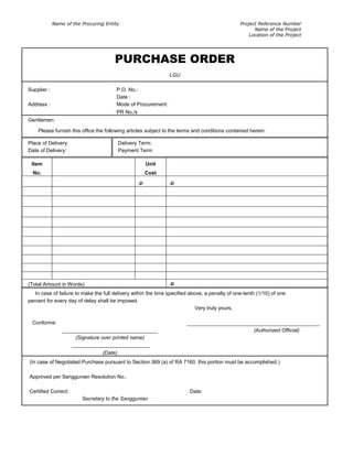 Signed contract and purchase order | PDF