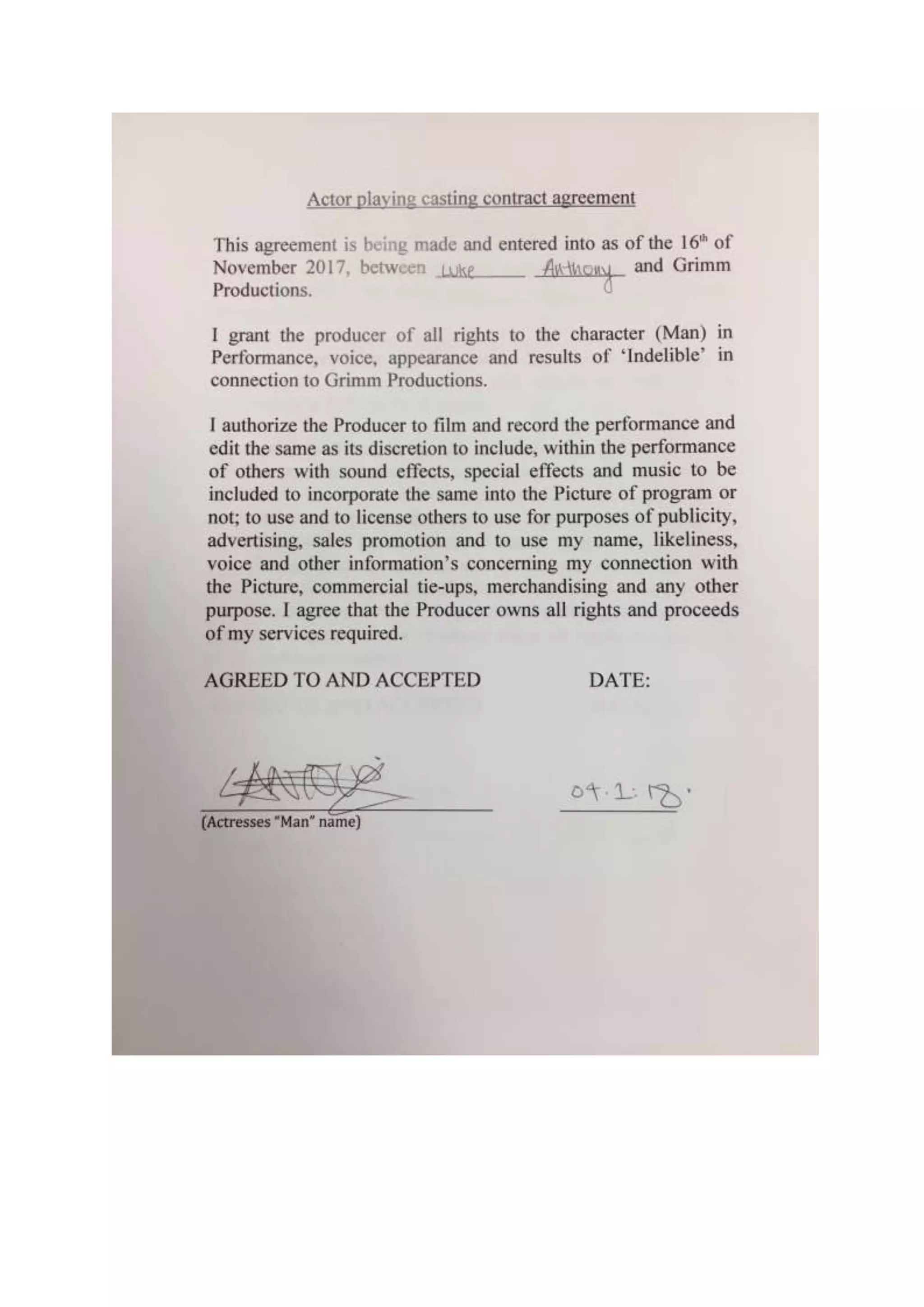 Signed contracts | DOCX