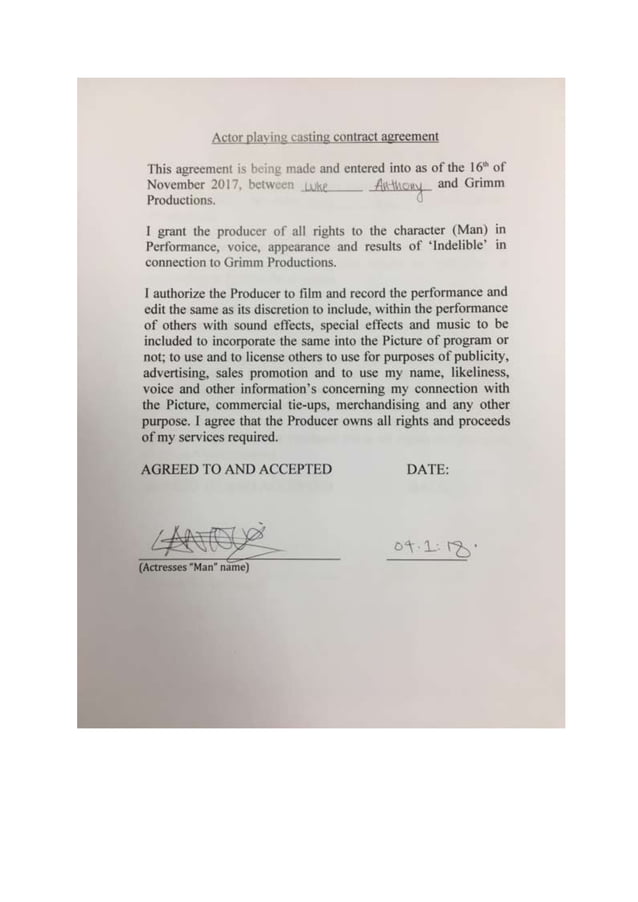 Signed contracts | DOCX