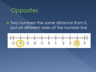 Signed numbers | PPTX