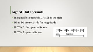 Signed numbers in 8051 | PPTX