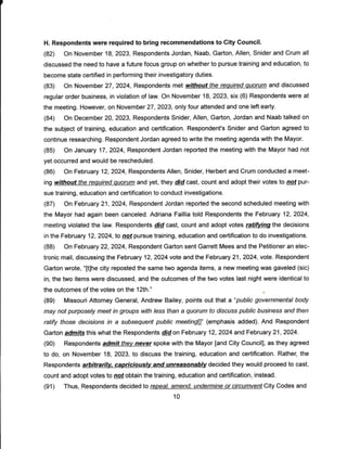 Petition For Impeachment, Springfield Mayor's Commision on Human Rights ...