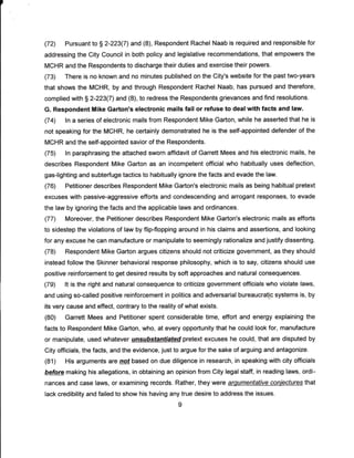 Petition For Impeachment, Springfield Mayor's Commision on Human Rights ...