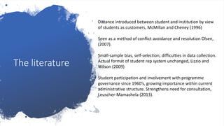 Signed, sealed, delivered. A student re-design of the student representative system. ALT-C 2018 ...