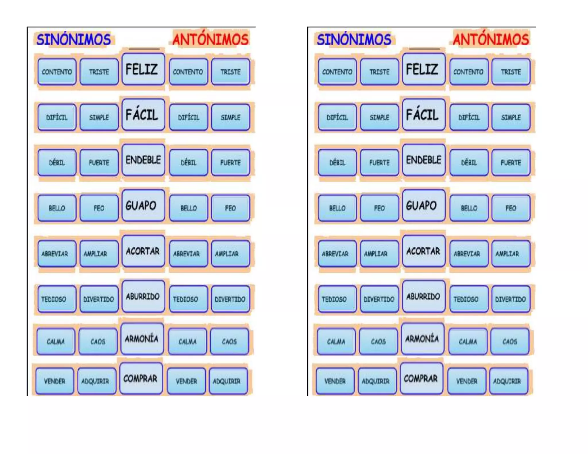 Significado de las palabras | DOCX