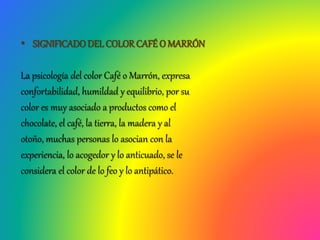 Significado de los colores | PPTX