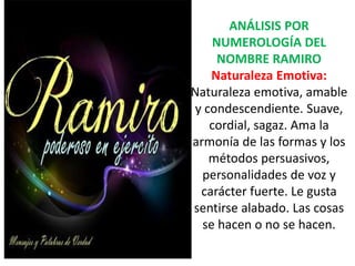 Significado ramiro | PPTX