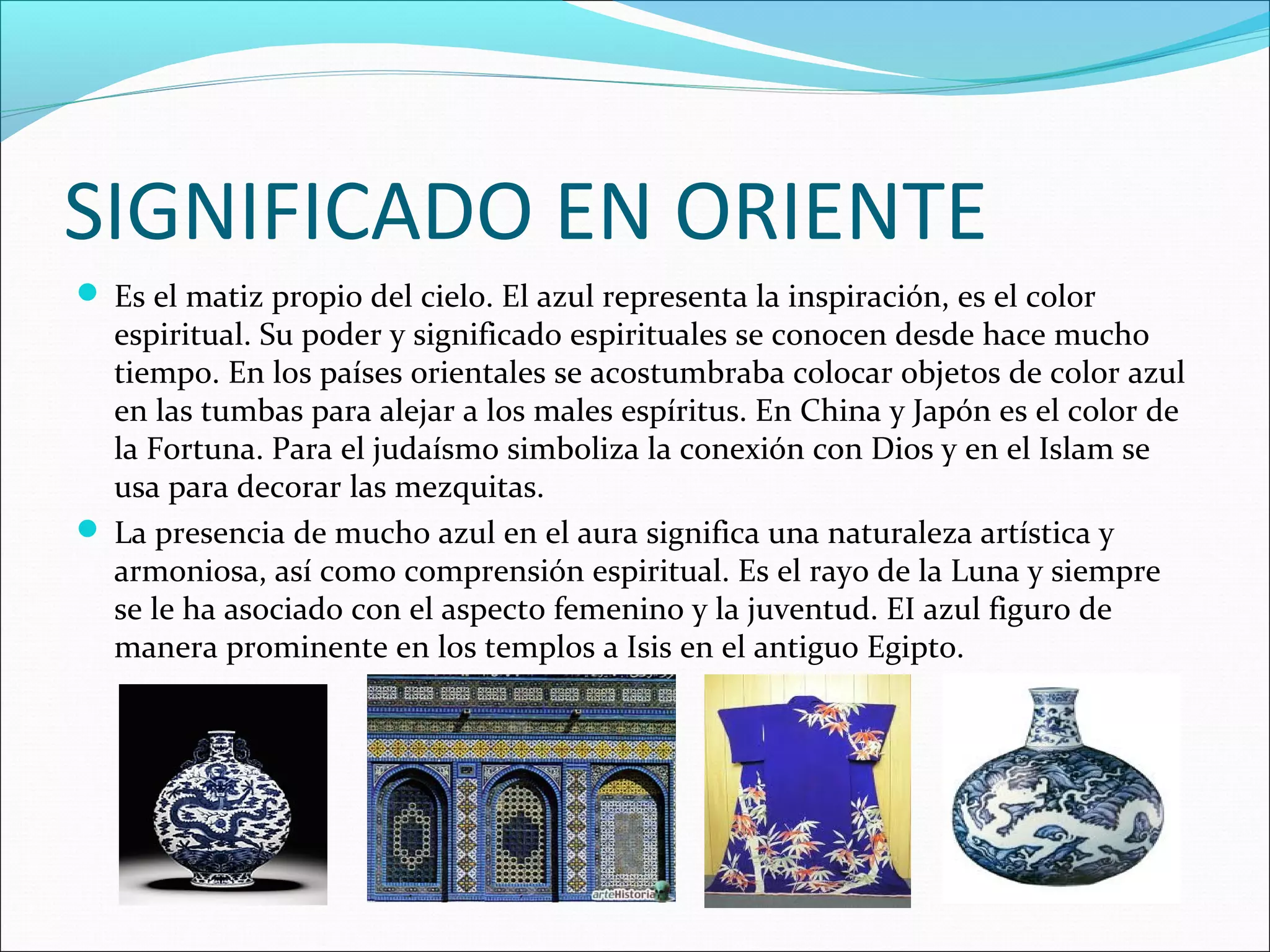 Significados y usos del color azul | PPT